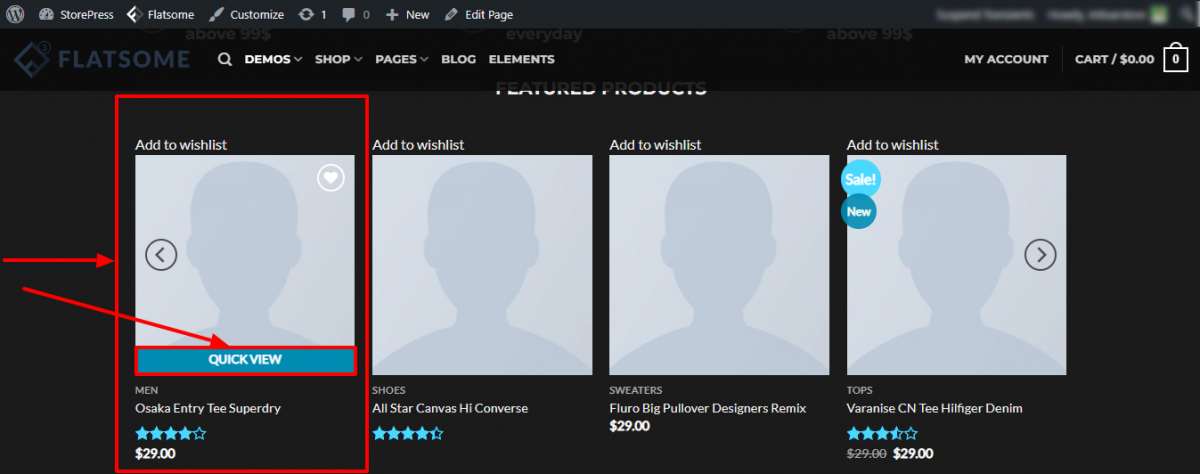 How To Disable Product Quick View In Flatsome WooCommerce Theme - WPCred