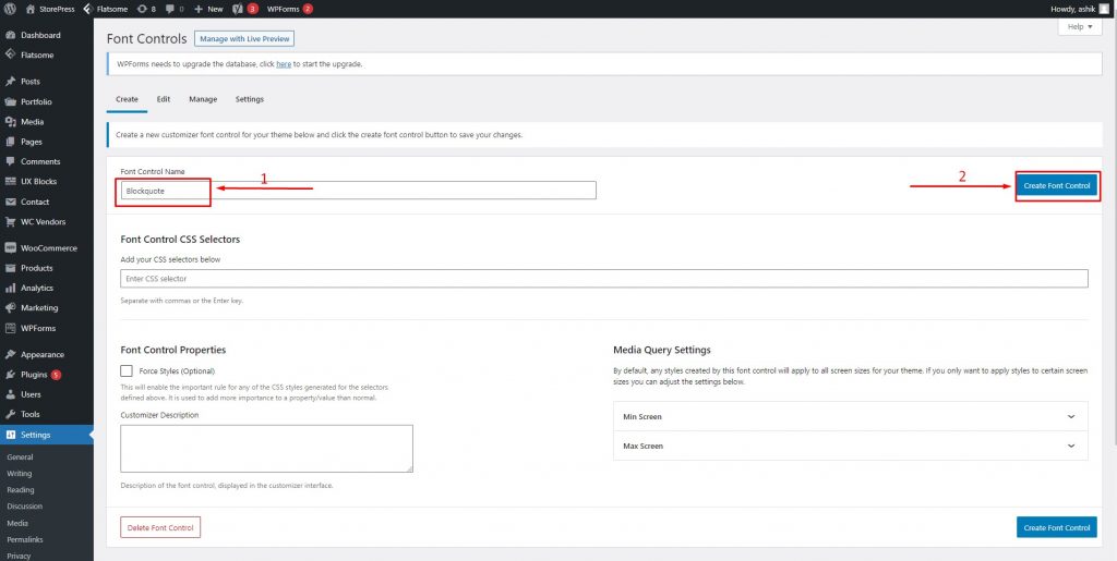 How To Change WordPress Fonts (Multiple Methods) - WPCred
