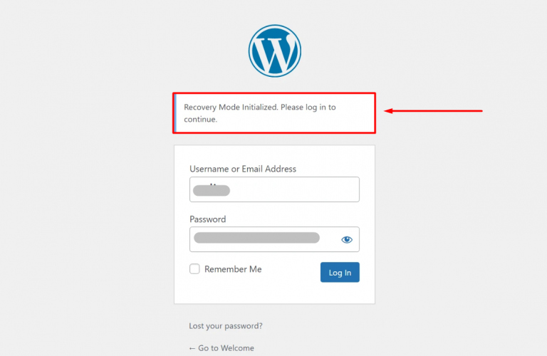 How To Use WordPress Recovery Mode Easily (2 Ways) - WPCred