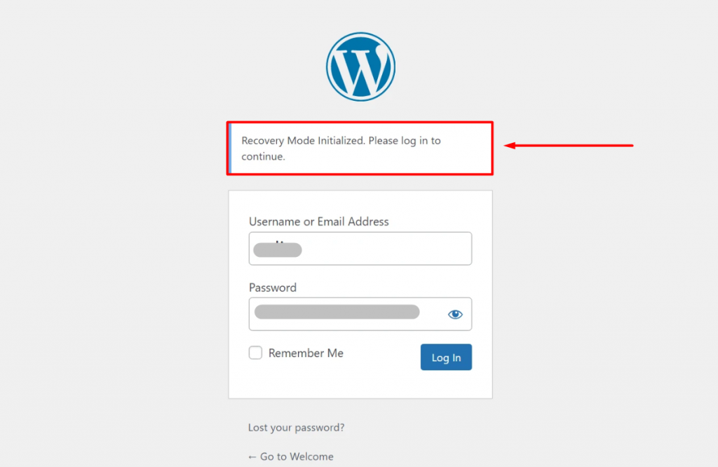 How To Use WordPress Recovery Mode Easily (2 Ways) - WPCred