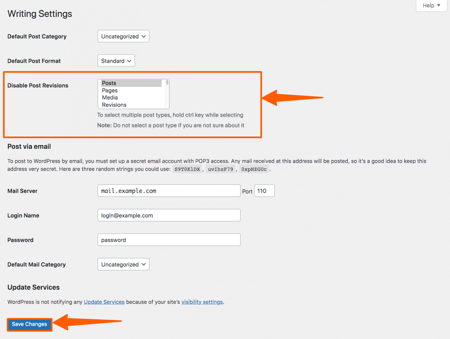 How To Disable Revision In WordPress - WPCred