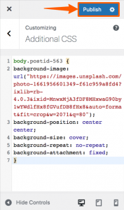 How To Add Or Change Background Image In WordPress - WPCred
