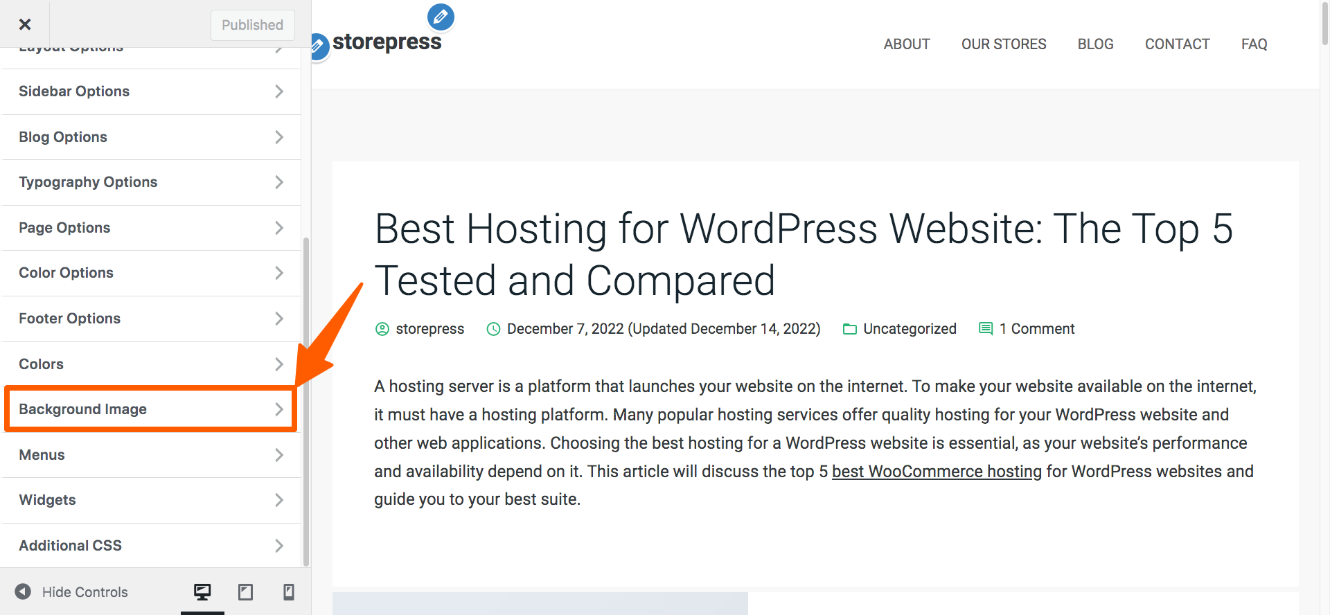 How To Add Or Change Background Image In WordPress - WPCred